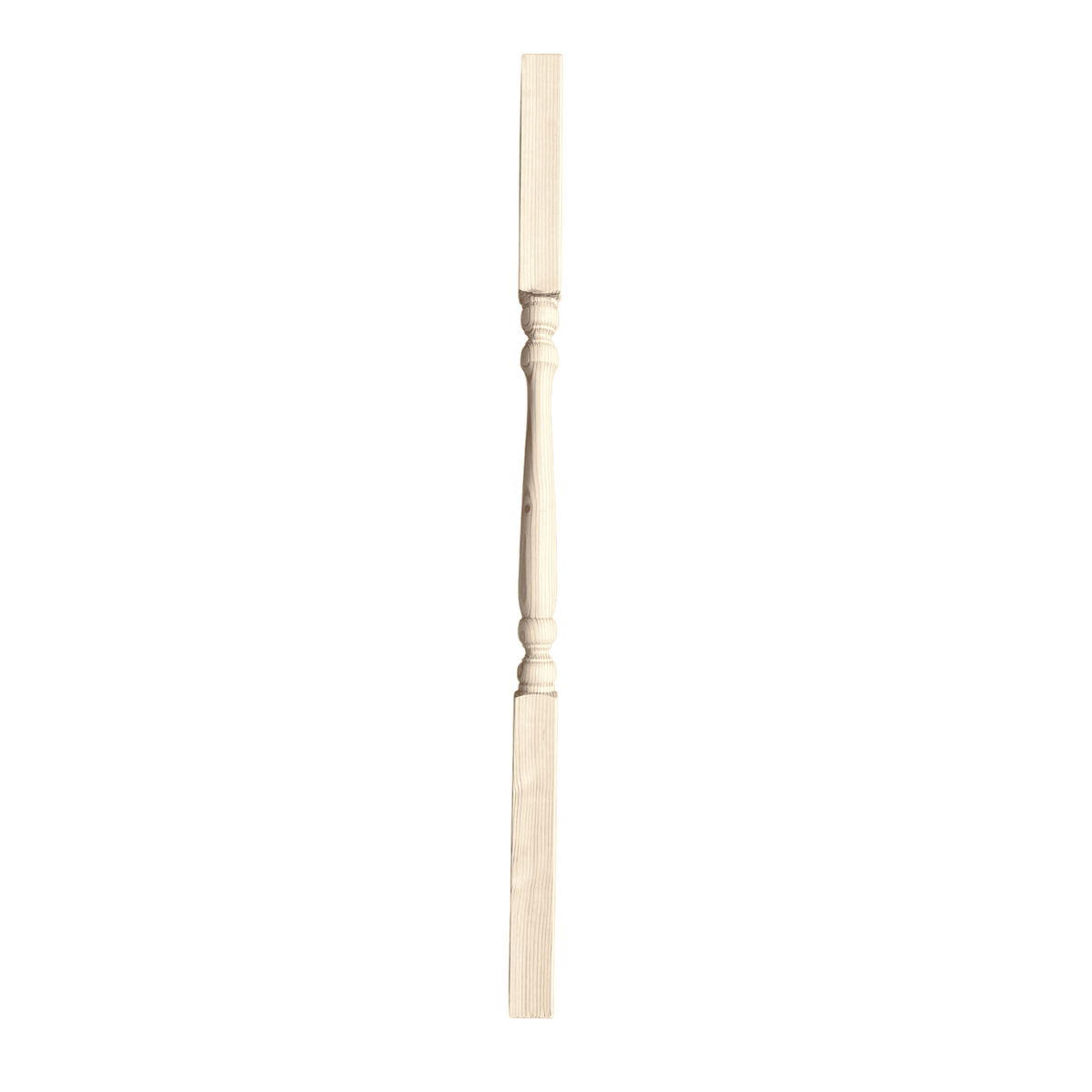 Pine Colonial Spindle – Decorative Turned Stair Spindle