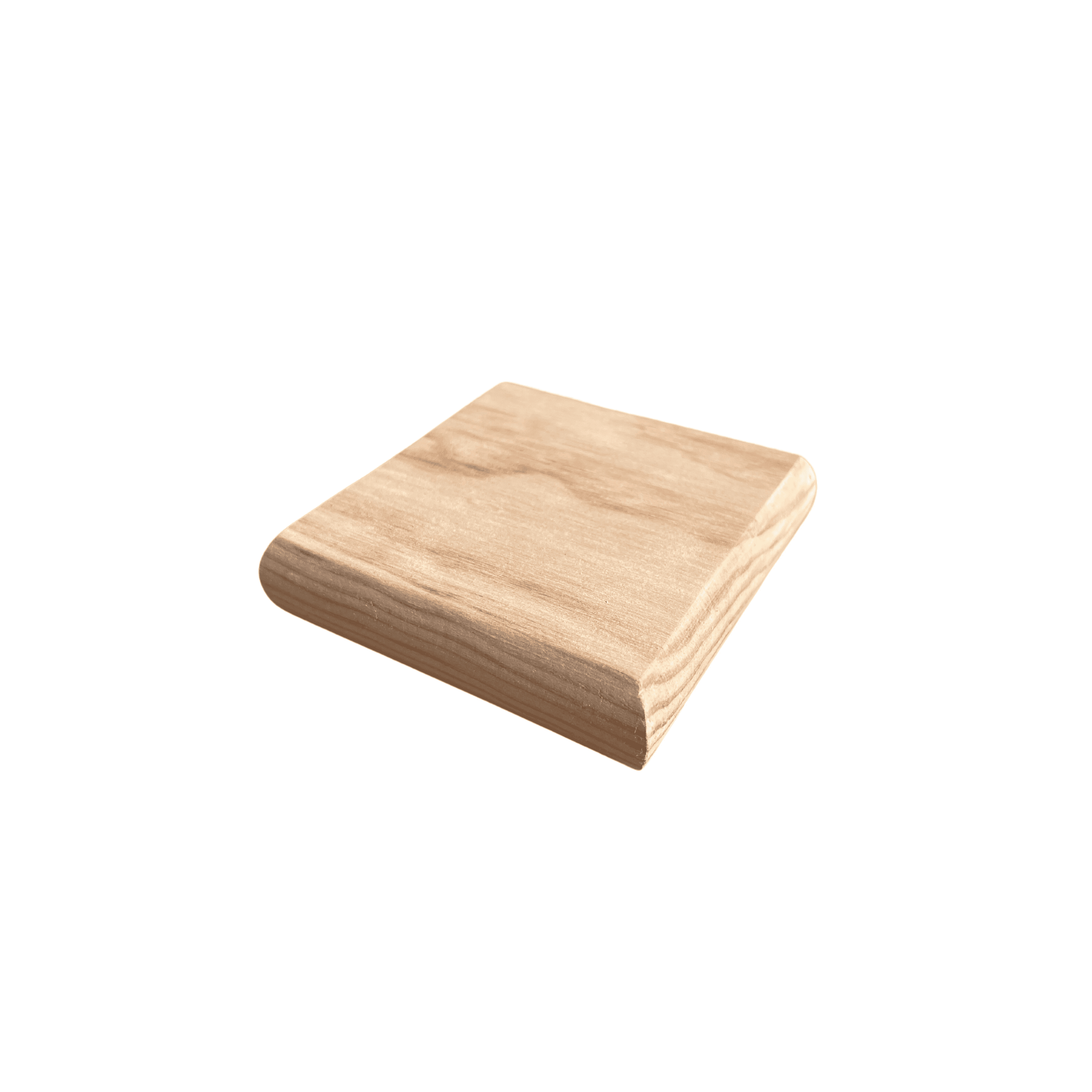 Pine Flat Newel Cap – Softwood Stair Post Cap