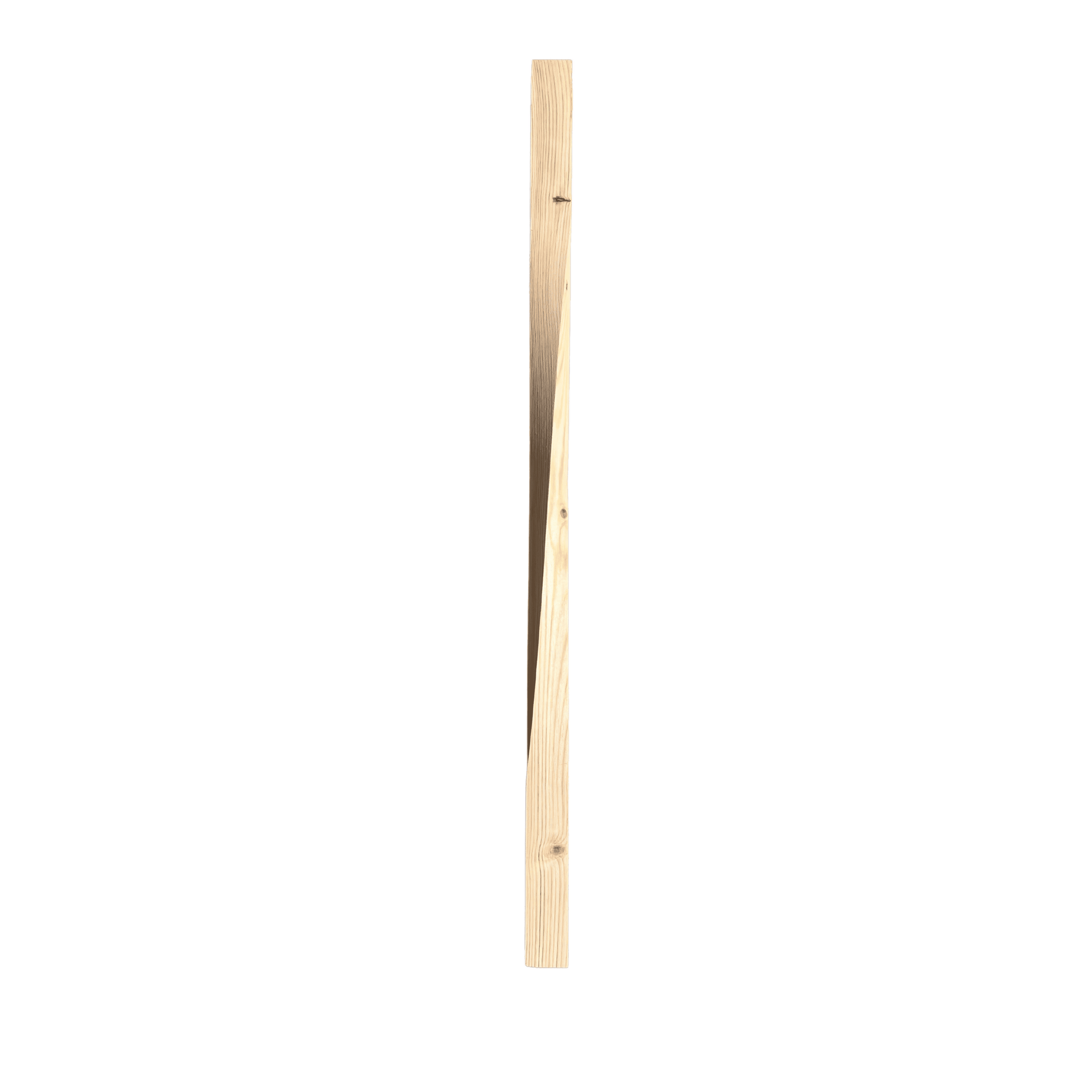 Pine Square Twist Spindle – Twisted Softwood Stair Spindle